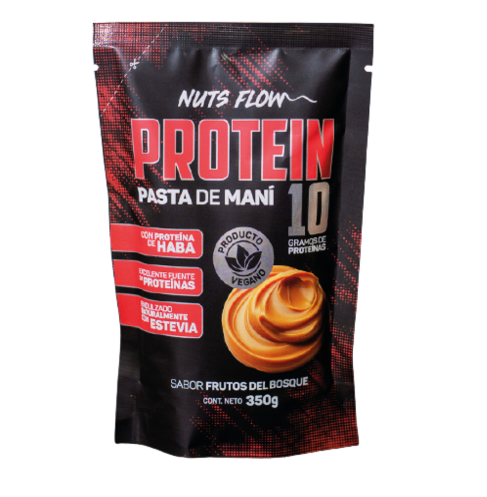 Mantequilla / Pasta de Maní Protein Frutos del Bosque 350g - Nuts Flow