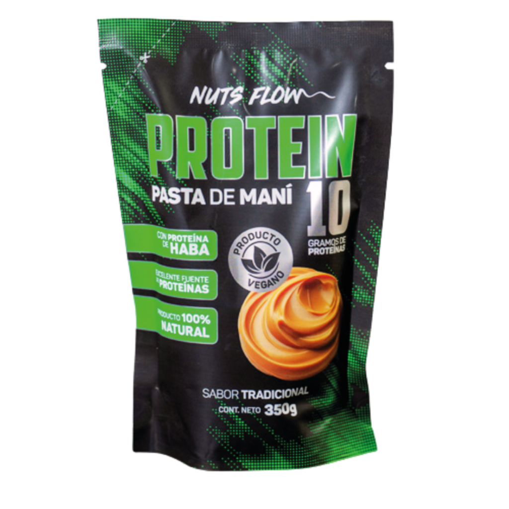 Mantequilla / Pasta de Maní Protein 350g - Nuts Flow